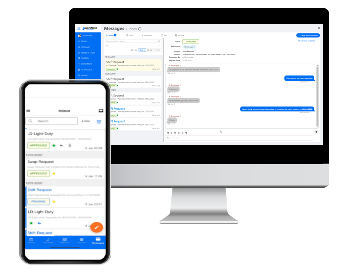 Team Messaging | Workforce Optimization Management | WFO